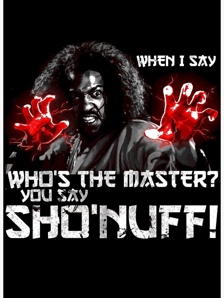 Who’s The Master Sho’nuff Iconic 80s Nostalgia | by inicases2 | Jun ...