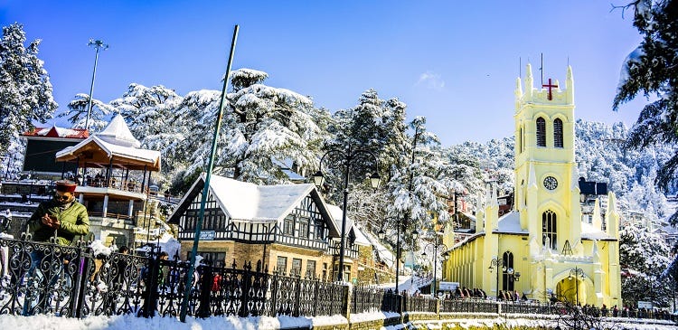 Shimla Himachal. In 1864, Shimla was declared the summer… | by ...