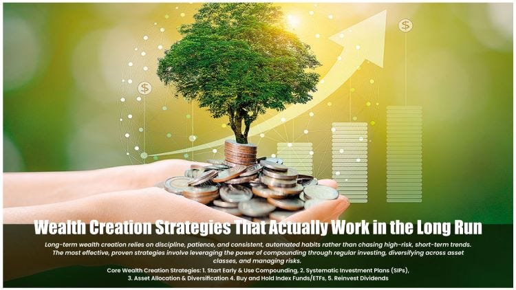 Wealth Creation Strategies That Actually Work in the Long Run | by ...