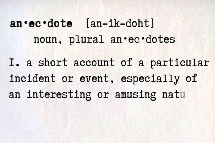Anecdote Definition