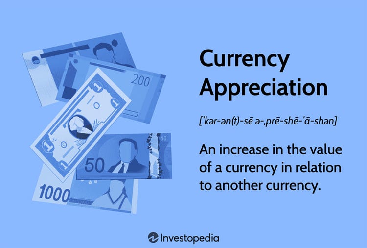 What’s Currency Appreciation? What is it, How It Works, Examples. | by ...