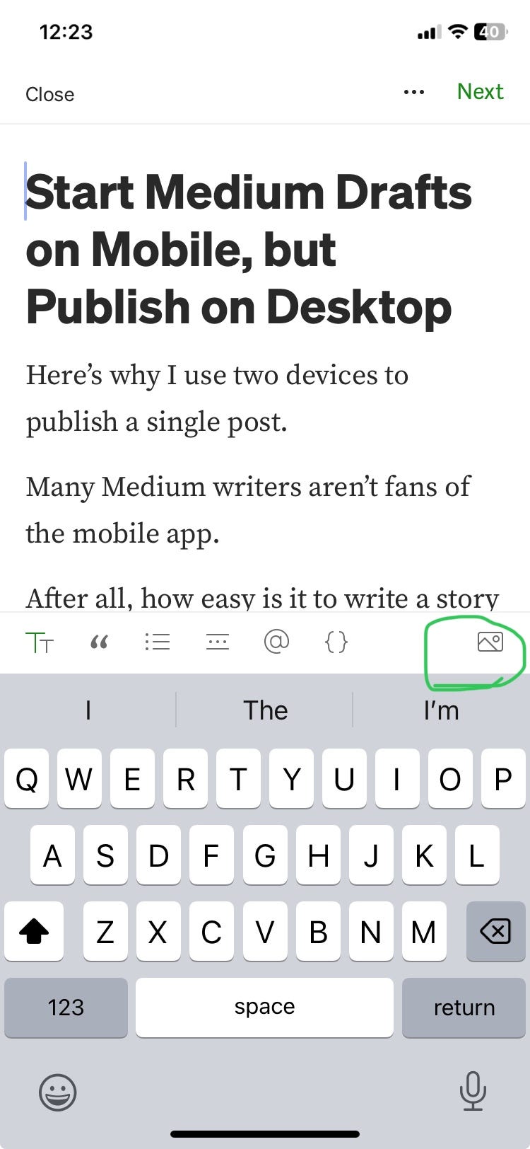 Start Medium Drafts on Mobile, but Publish on Desktop | by Anthony ...