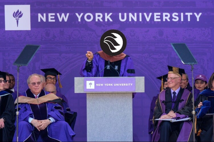 Local Places Bets on NYU’s 2019 Commencement Speaker | by John DiLillo ...