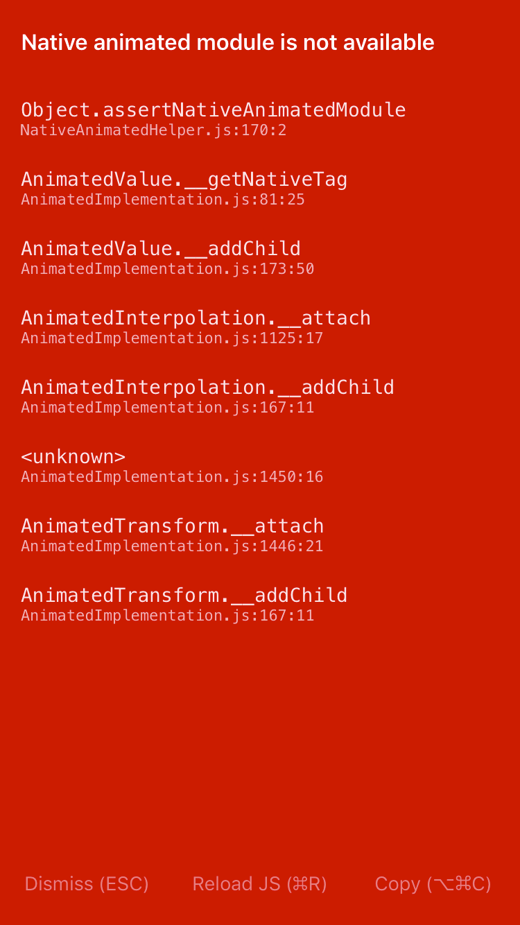 native animated module is not available | by Ruiyang Zhang | Medium