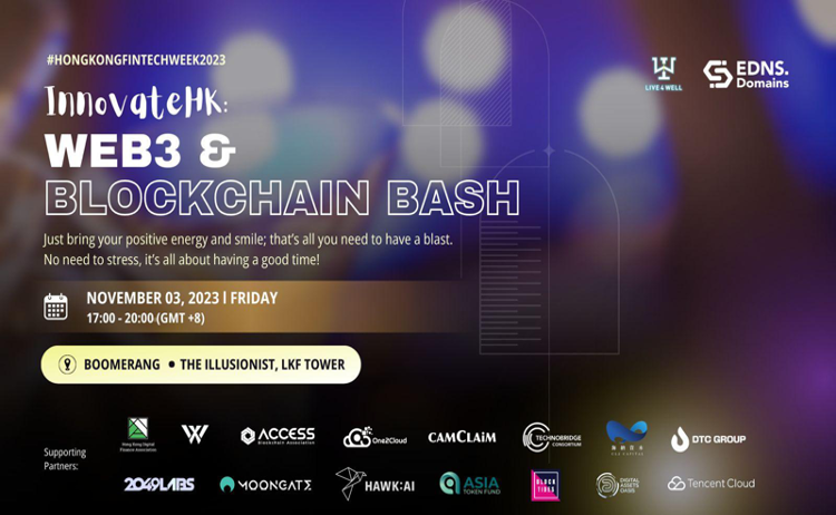 EDNS And LIVE4WELL Team Up For A Special Web3 And Blockchain Bash Coinciding With The Hong Kong ...