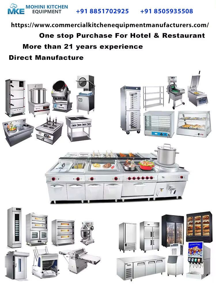 Discover the best commercial kitchen equipment manufacturer in Delhi, India - Commercial Kitchen ...
