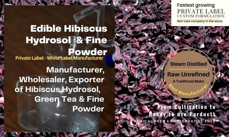 Best Manufacturer of Hibiscus Powder & Hydrosol in India - Aadhunik ...
