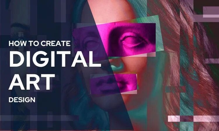 How to create digital art design. Digital art design creation may be… | by Cyber Dolphins | Medium