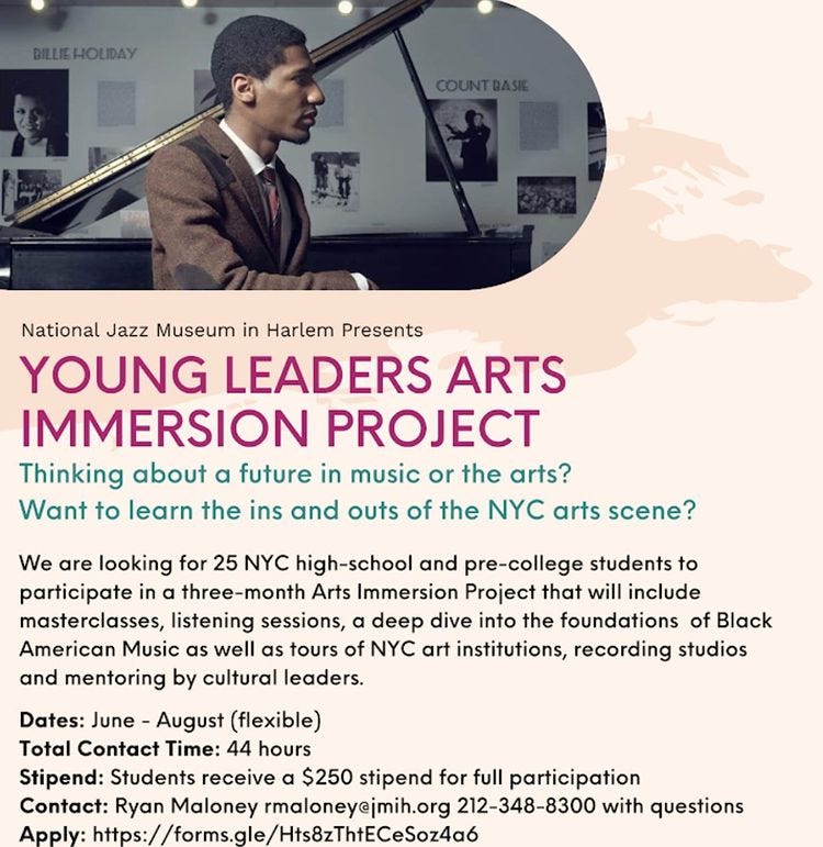 Young Leaders Arts Immersion Project — Apply Today - NeON Works - Medium