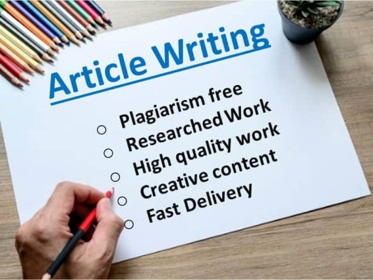 How I Found a Professional Writer on Fiverr that Writes an Article and ...