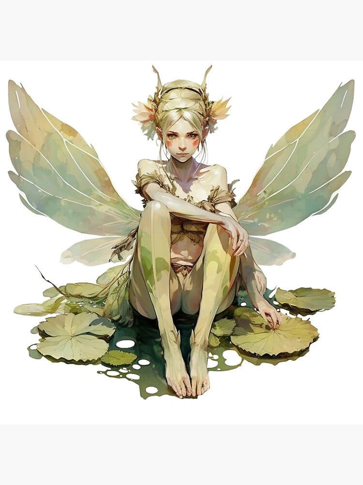 The Forest Sprite. As the forest grows dark, and the moon… | by Adahn ...