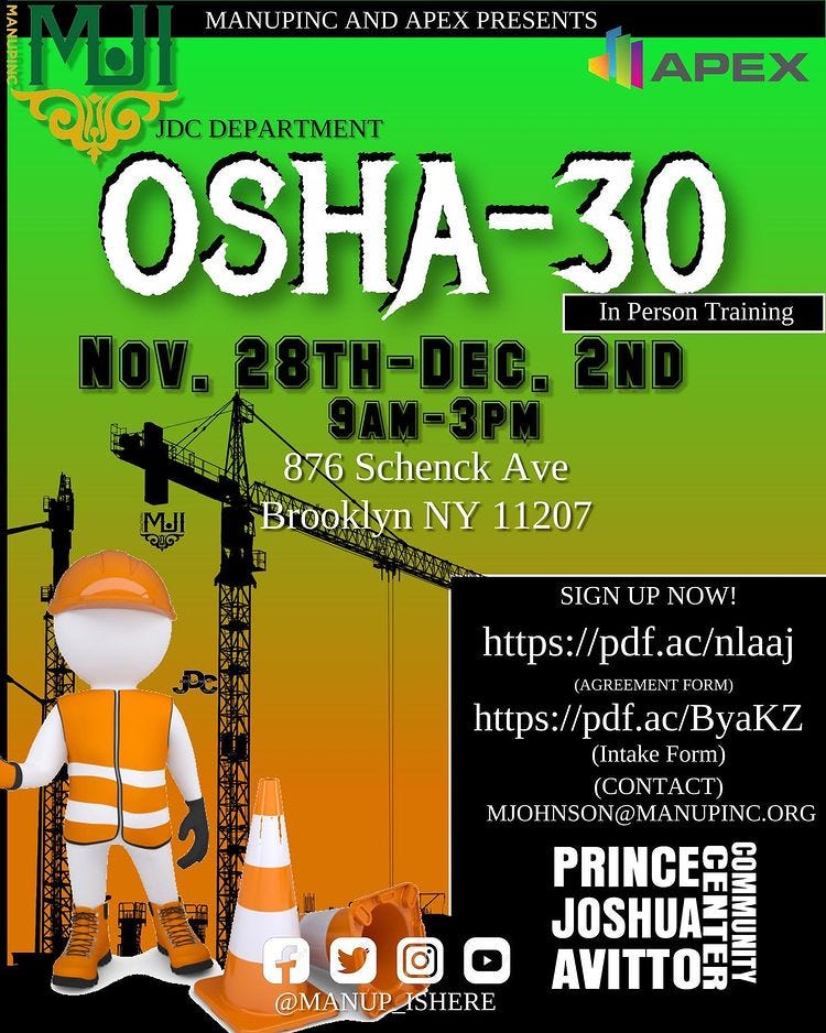 OSHA and SST Training with ManUp — Begins 11/28 - NeON Works - Medium
