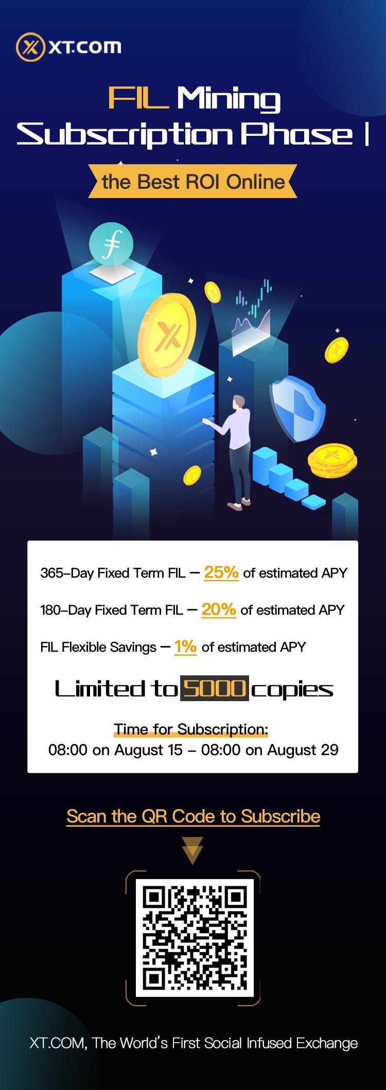 XT Launched Phase 1 of FIL Mining Subscription | by XT.com | Medium