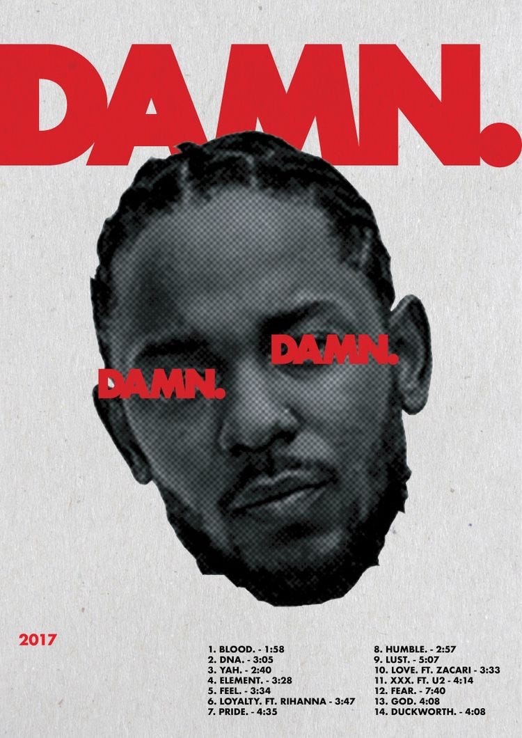An In-Depth Review of Kendrick Lamar’s DAMN. | by - | Medium