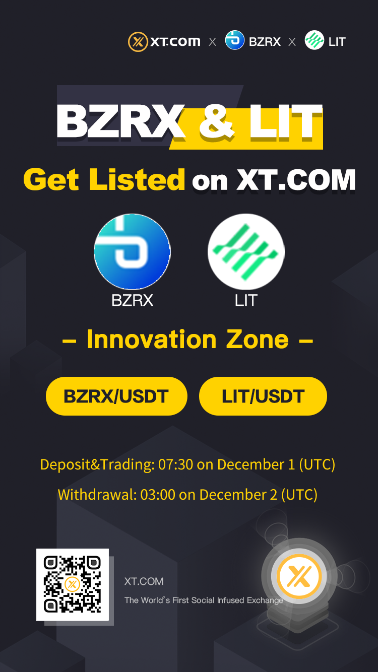 XT Will List BZRX，LIT. Dear XTers, | by XT Exchange | Medium