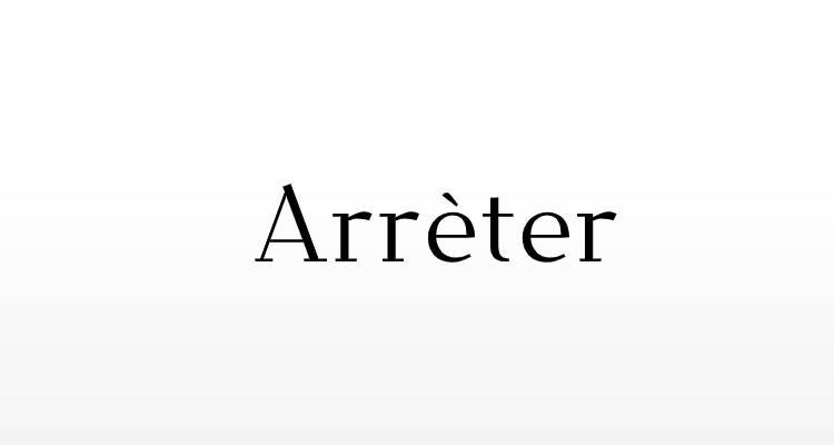 Arrèter Définition Translation English - Semra Şenol - Medium