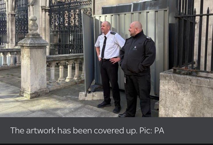 Banksy removed from courts. By Robyn Rudd | by GOSSIP BY COMING UP 4 ...