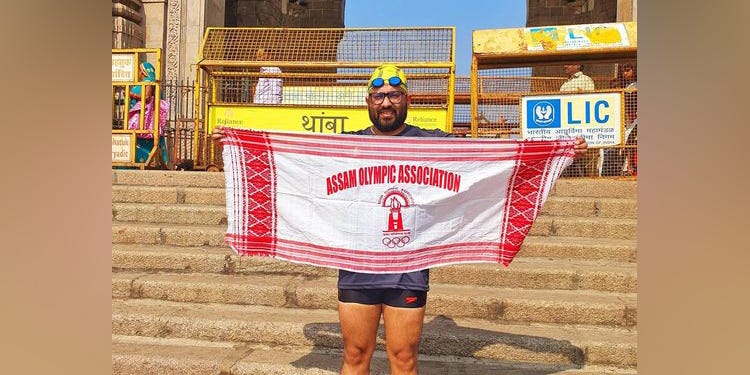Assam: Elvis Ali Hazarika becomes first Assamese to swim from Dharamtar ...