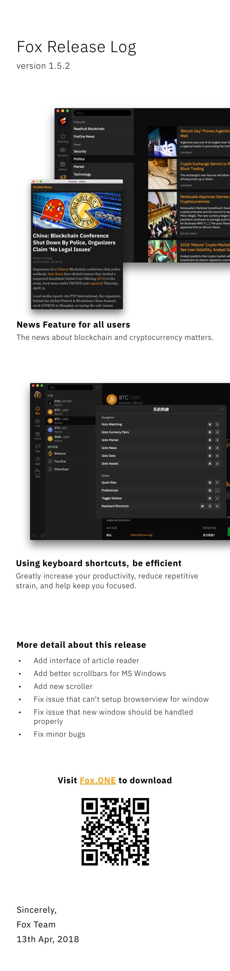 Fox Release 1.5.2. We are happy to release the Fox 1.5.1… | by 丸子 | Fox ...