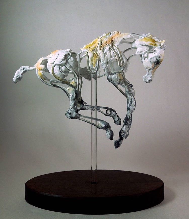 Susie Benes. Lightweight clay and wire sculptures by… | by Joyce Ter ...