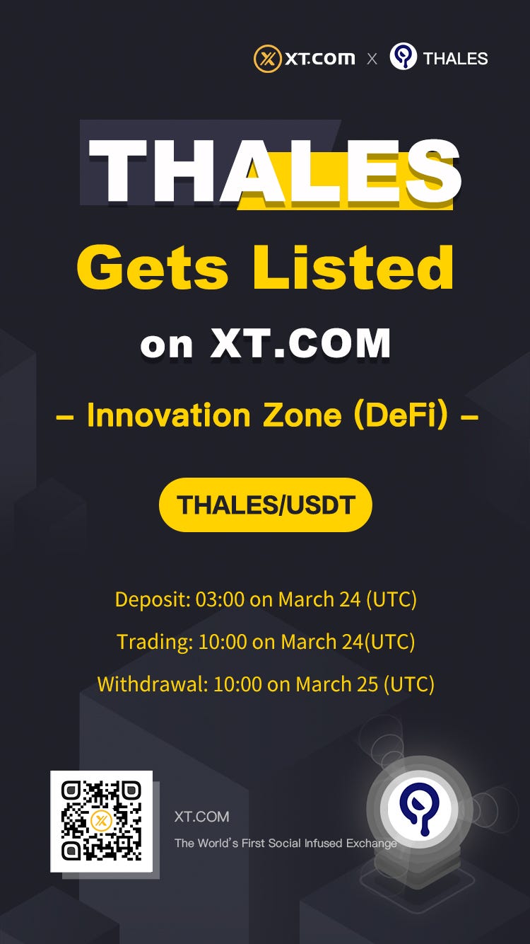 XT.COM Will List THALES(Thales Token) and Open Its Trading | by XT ...