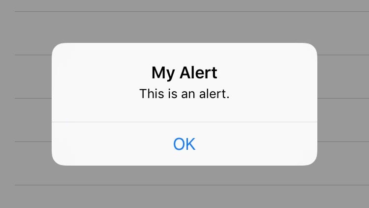 Swift — UIAlert. How to make a UIAlert using swift | by weili chung | Mac O’Clock | Medium