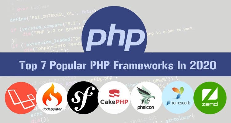 Top 7 PHP Frameworks for Web Developers 2020 | by Jsmith Kely | Medium