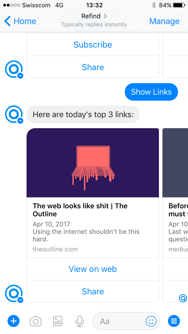 We built a simple chatbot in a few hours. Here’s how. | by Refind ...