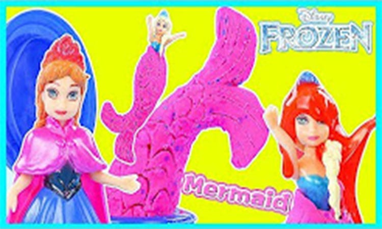 Frozen Little Mermaid Elsa And Anna secrets Bath Time What Happened ...