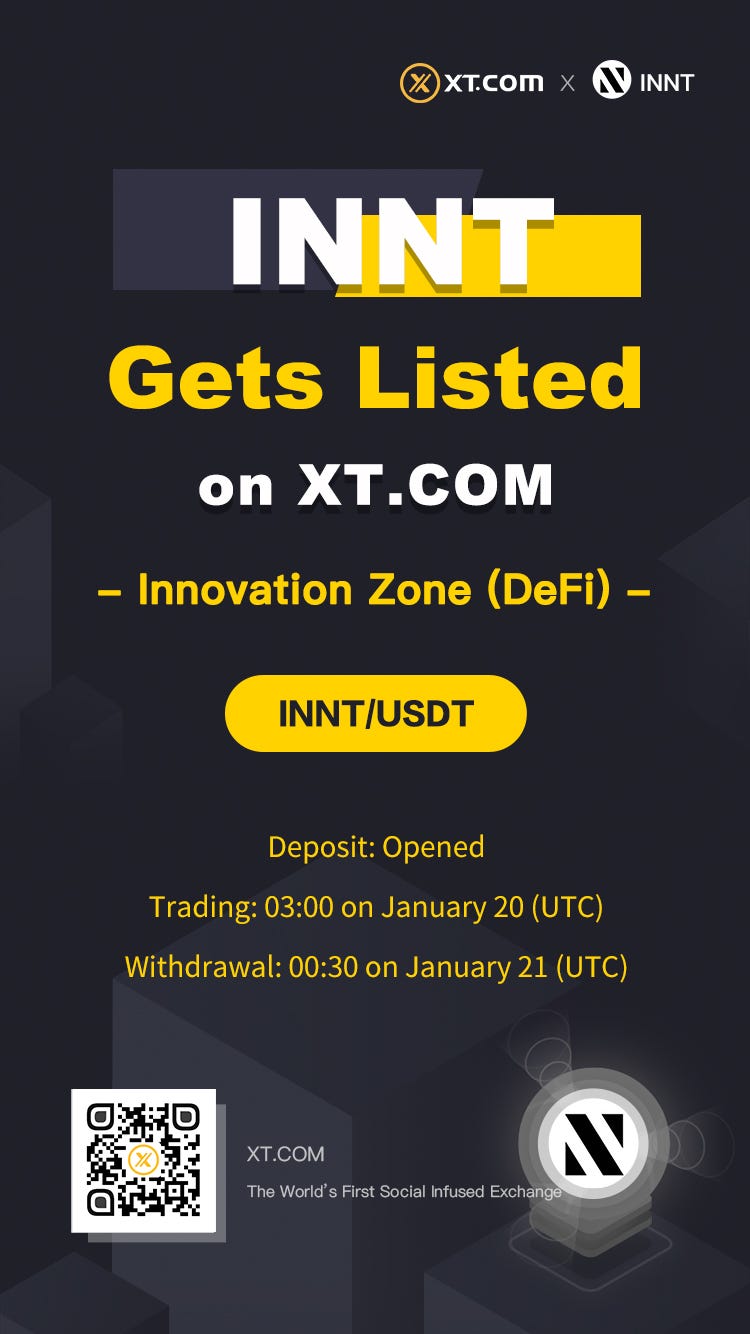 XT.COM will list INNT and open its trading | by XT Exchange | Medium