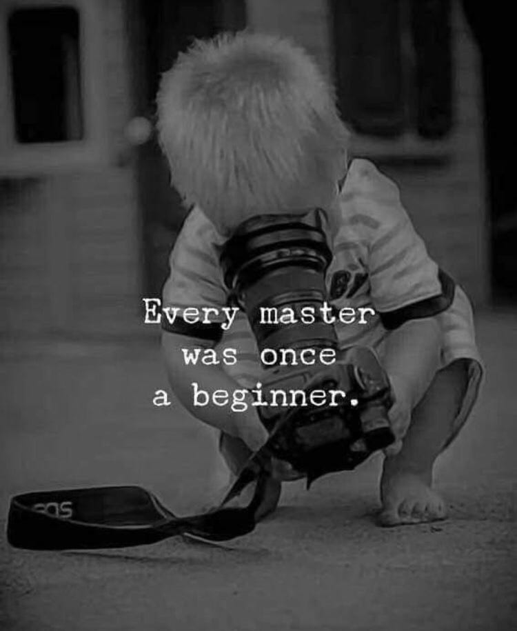 Every master was once beginners because they fight with themselves to ...