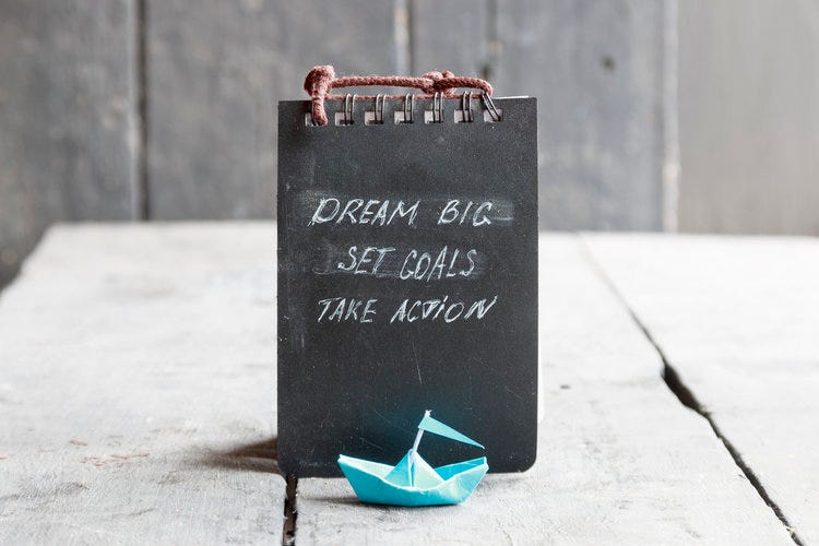 goals vs. resolutions. Resolution (n): a firm decision to do… | by ...