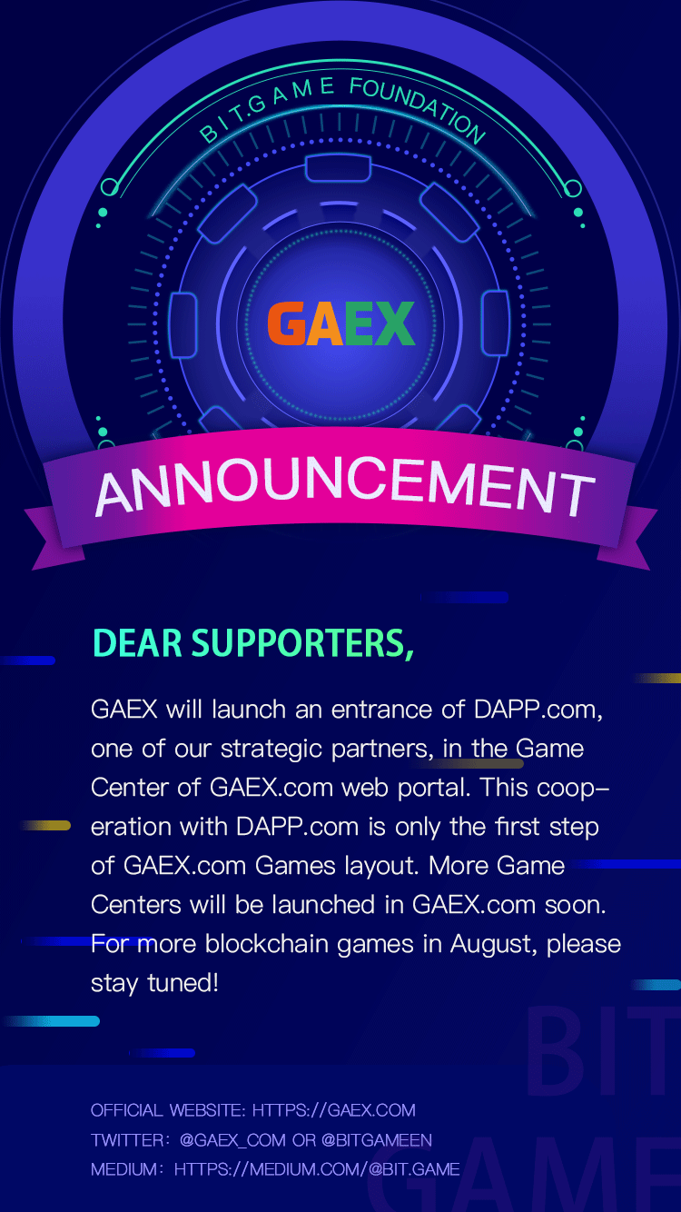 THE ENTRANCE OF DAPP.COM HAS BEEN LAUNCHED IN GAEX.COM | by GAEX.COM ...