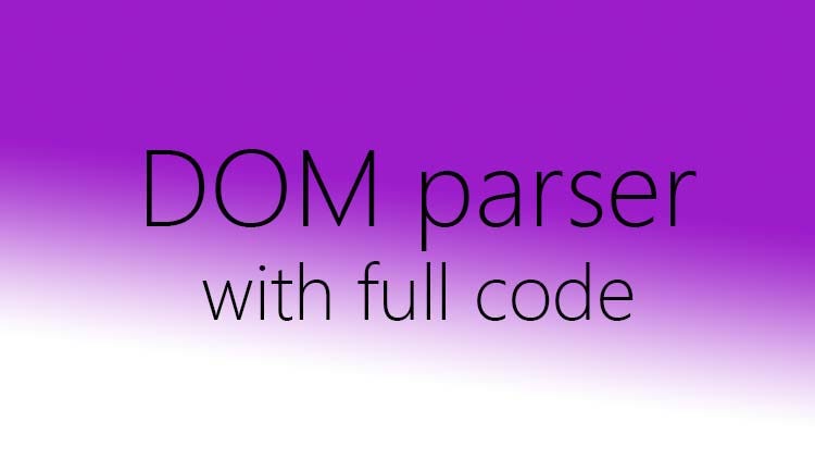 Reading Xml Using Dom Parser In Java By Dsforgood Medium 2187