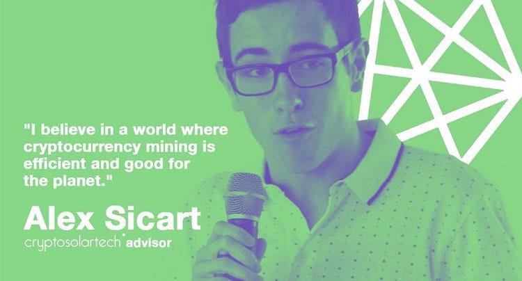 Alex Sicart: “Why I joined CryptoSolarTech: to solve Bitcoin’s energy ...