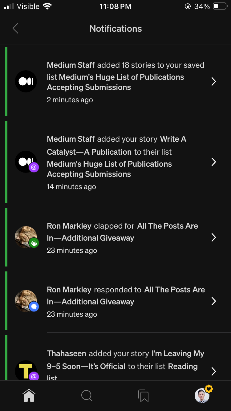 Medium And My Notification — They Heard Us. | by Bin Jiang | Write A ...