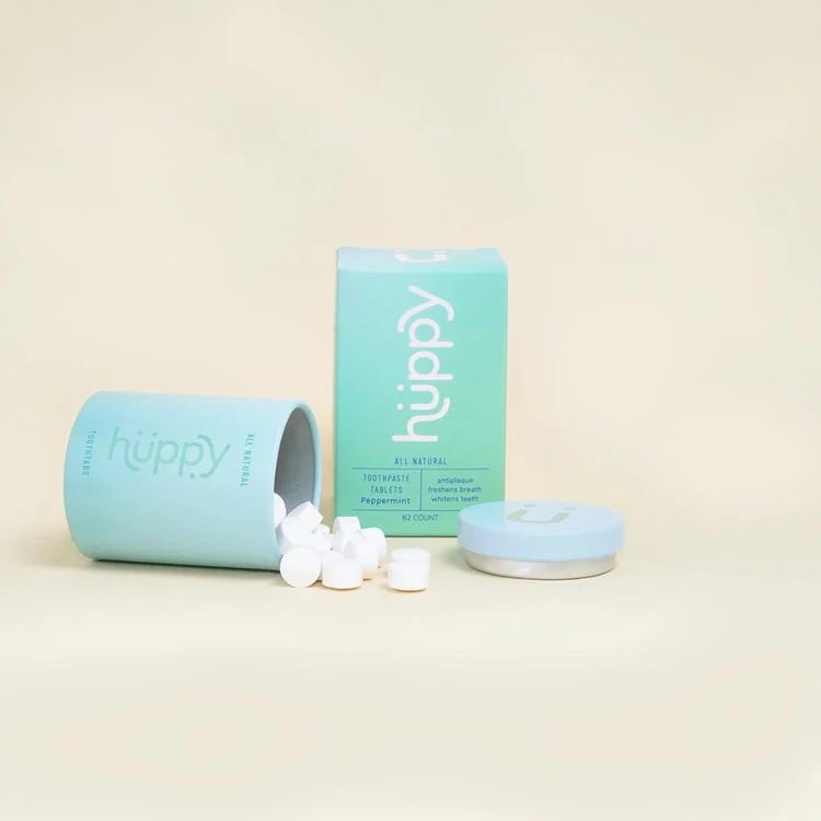 Huppy Toothpaste Tablets Box | Mission Refill - Haroon - Medium