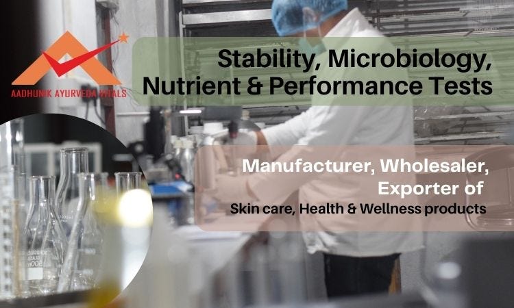 Stability Testing for Cosmetics and Personal Care Product - Aadhunik ...