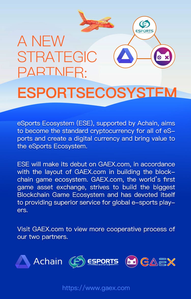 A NEW STRATEGIC PARTNER: ESPORTSECOSYSTEM | by GAEX.COM | Medium