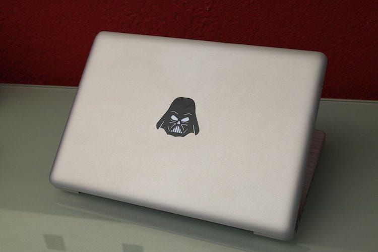 Star Wars Darth Vader Mask Macbook Decal | by Gadget Flow | Gadget ...