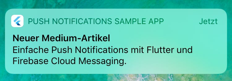 Einfache Push Notifications mit Flutter und Firebase Cloud Messaging ...