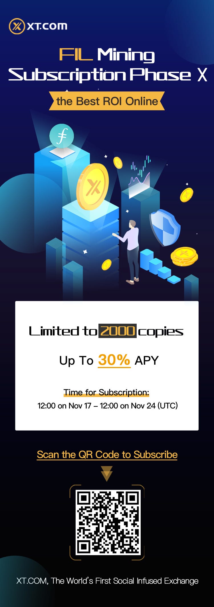XT Launched Phase Ⅹ of FIL Mining Subscription | by XT.com | Medium