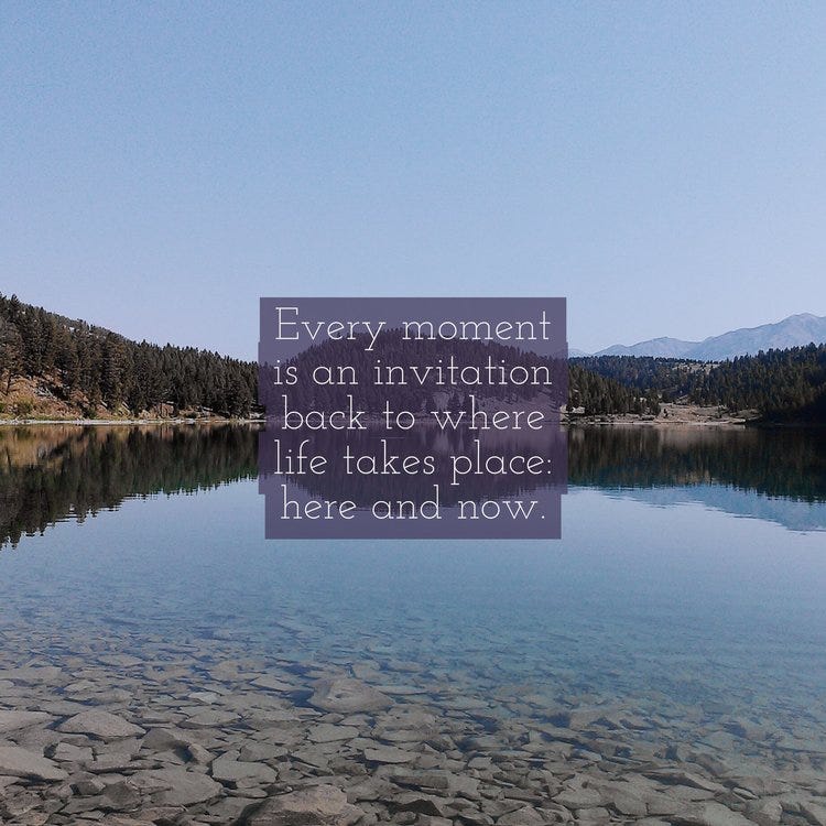 Here and Now. Each breath, sight, and sound is an… | by Matthew Kramer-LaPadula | Medium