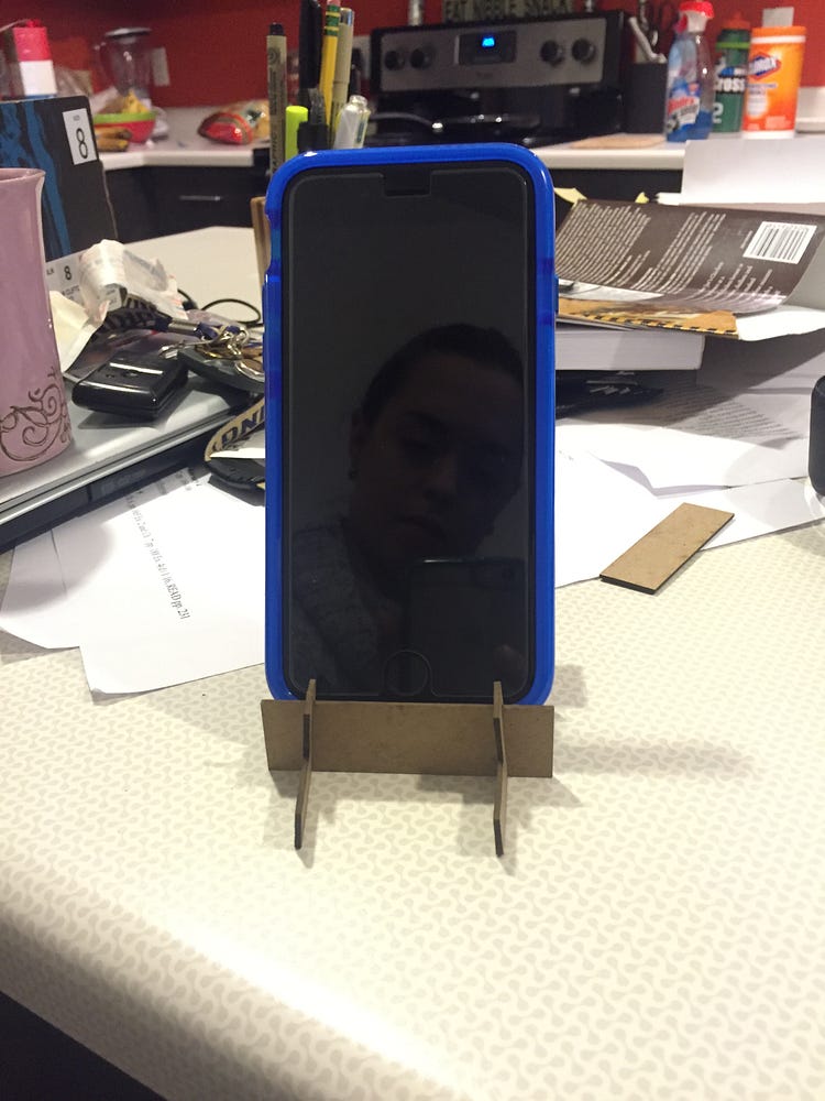 A3: 2.5D Prototype — Phone Holder | by Tanner Page | Medium