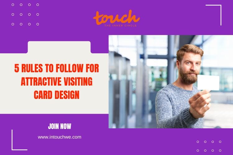 5 Rules To Follow For Attractive Visiting Card Design - Dale Thomas ...