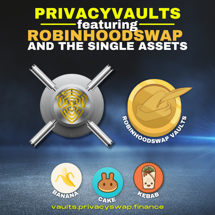 Privacyswap finance- Vaults are Governed by smart contracts and the ...