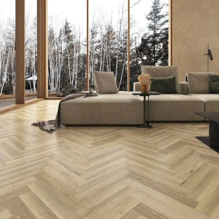 Herringbone Laminate Flooring Waterproof — Floor Land - Floorland - Medium