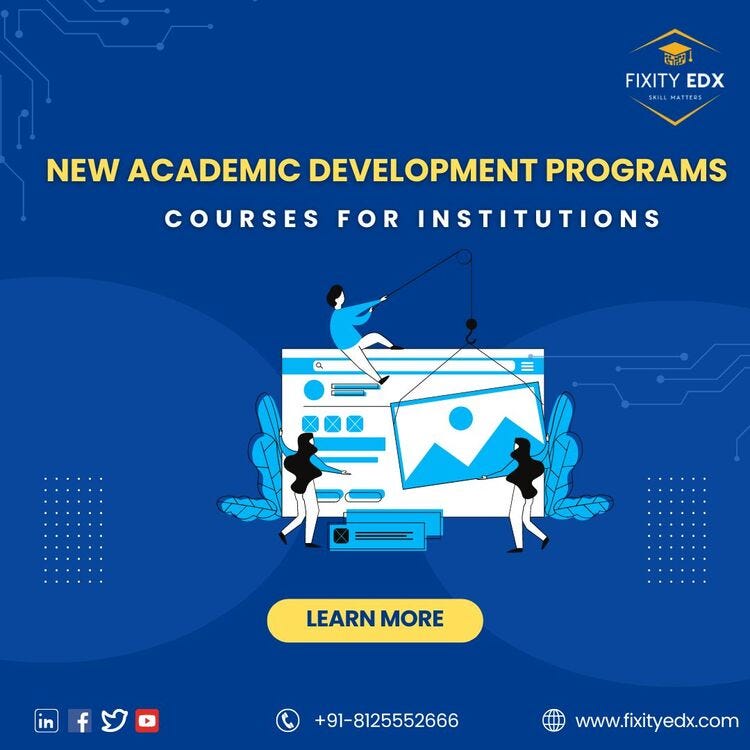 New academic development program courses for institutions - stalin stephen - Medium