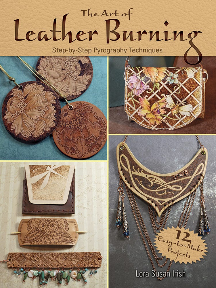 Pyrography for everyone!. Artist Lora Irish uses creative leather… | by ...