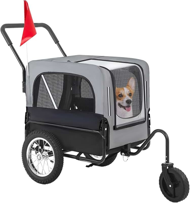 Dog Bicycle Trailer Taking Your Canine Companion Along for the Ride ...